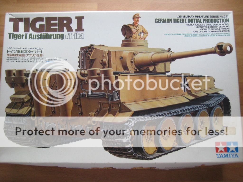 Tamiya Tiger 1 Initial production Afrika - Work in Progress - Armour ...