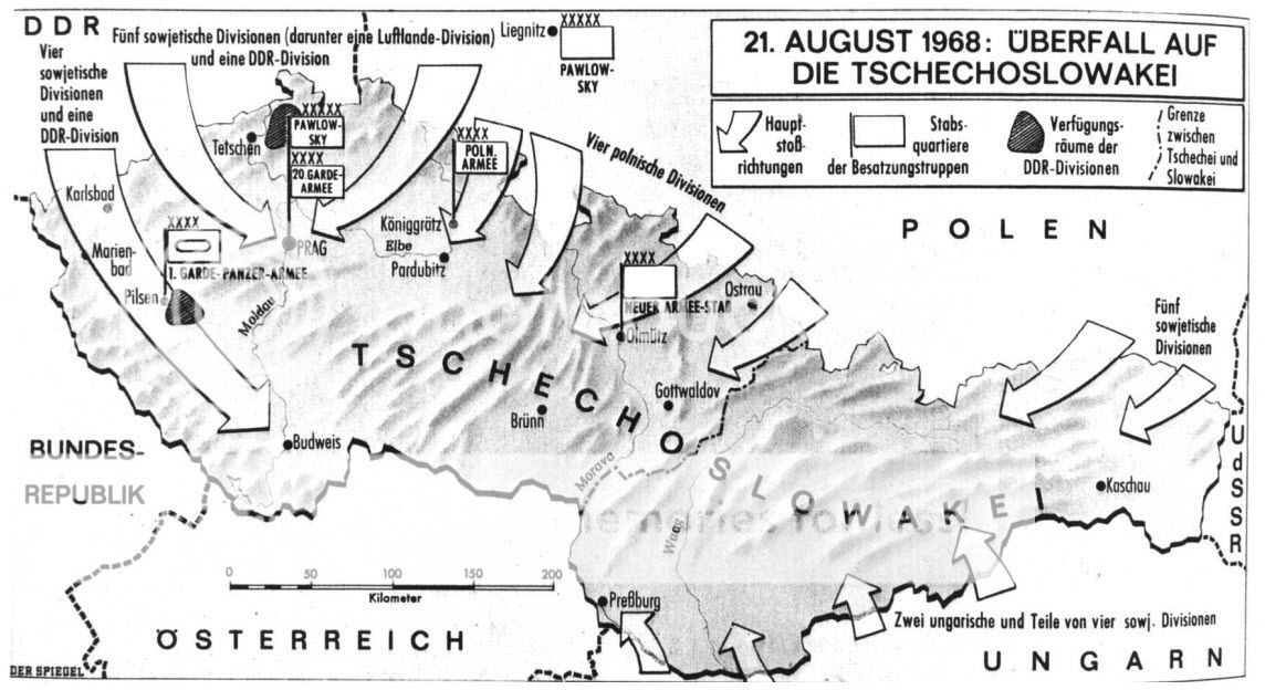 Operation Danube_1968_Map_Der Spiegel_1.jpg Photo by JimWarford5 ...